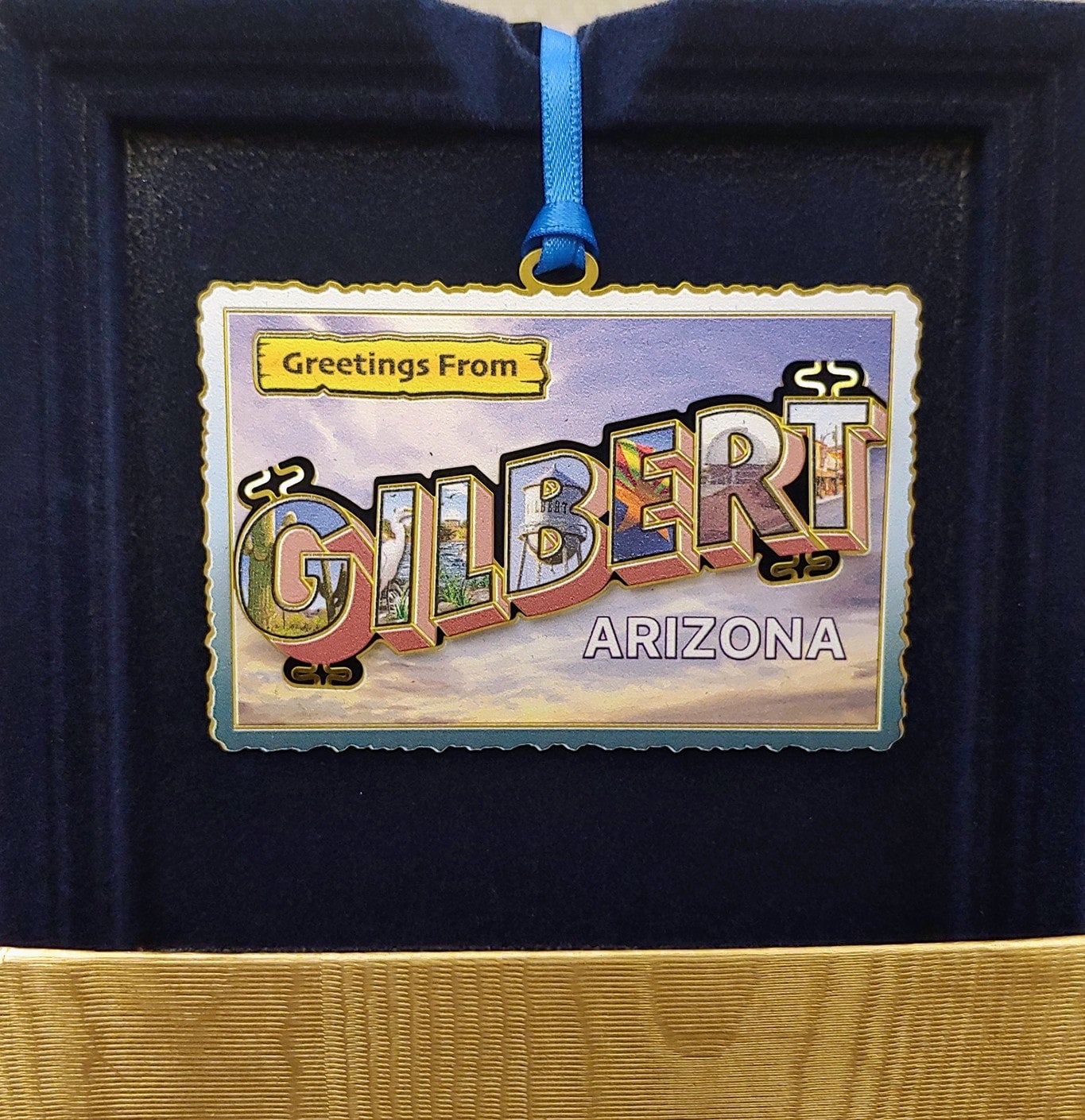gilbert postcard ornament $ 20 . 00